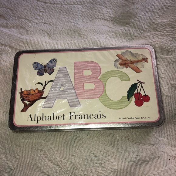 Cavallini | Toys | French Alphabet Flash Cards New | Poshmark
